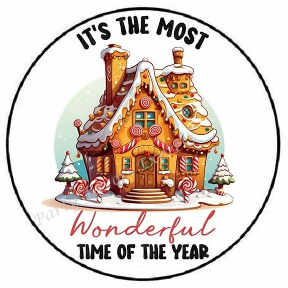 DOPASTICKER Its The Most Wonderful Time Of Year Stickers Favors Gift ...