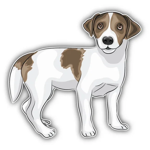 DOPASTICKER Jack Russell Terrier Dog Sticker Decal Phone Decal Water ...