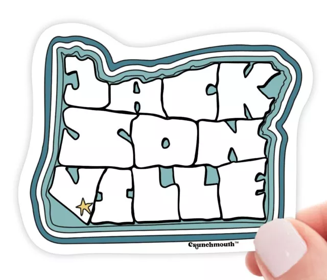 DOPASTICKER Jacksonville Oregon Retro Road Trip Sticker, Jacksonville ...