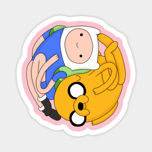 DOPASTICKER Jake And Finn Decorative Laptop, Phone Stickers, Waterproof ...