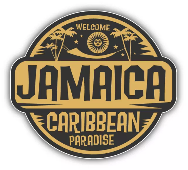 DOPASTICKER Jamaica Caribbean Paradise Sticker Decal Phone Decal Water ...