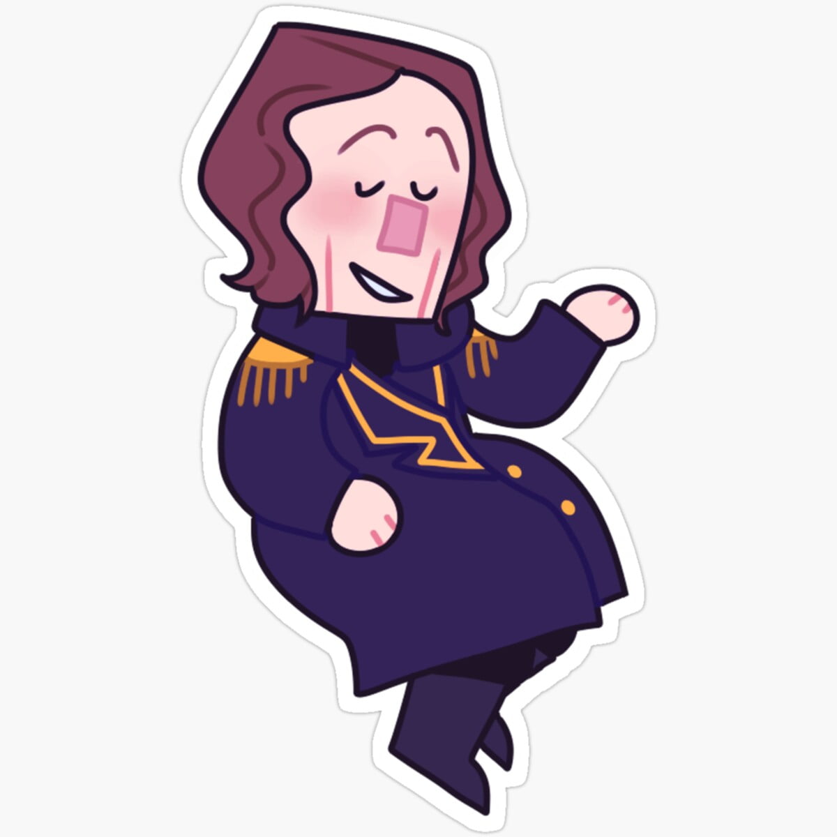 DOPASTICKER James Fitzjames Sticker Decorative Laptop, Phone Stickers ...