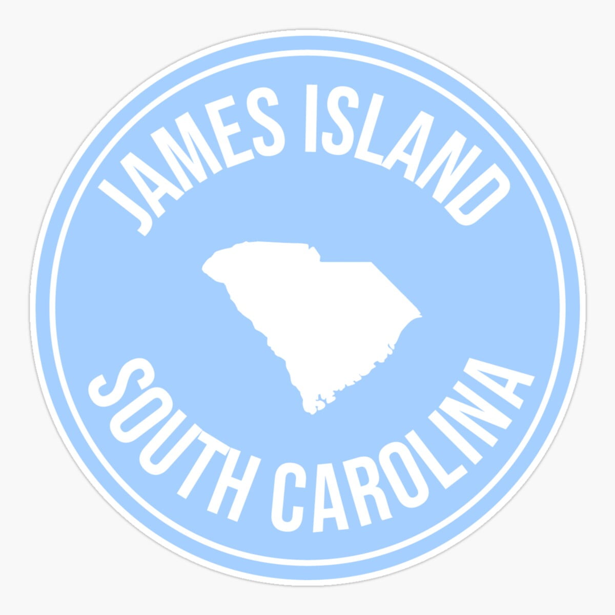 DOPASTICKER James Island, Sc Sticker, Phone Sticker Car Stickers ...