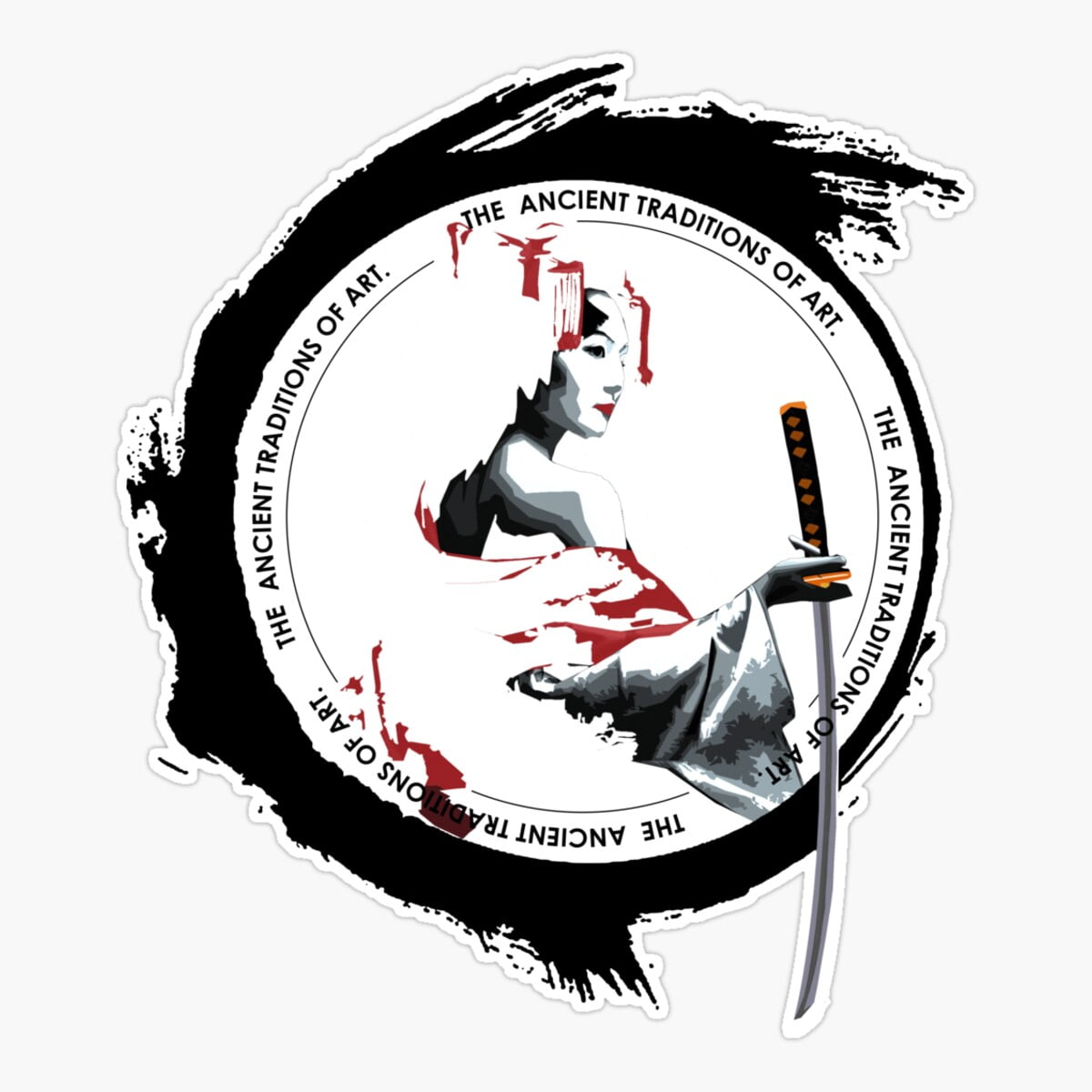 DOPASTICKER Japan Asia Art (White Optimized) Sticker, Phone Sticker Car ...