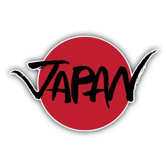DOPASTICKER Japan Flag Slogan Sticker Decal Phone Decal Water Bottle ...