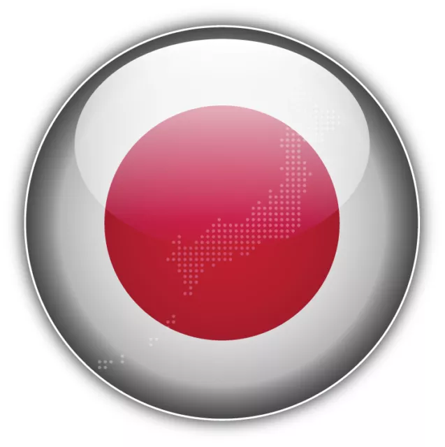 DOPASTICKER Japan Flag Sticker Decal Phone Decal Water Bottle Stickers ...