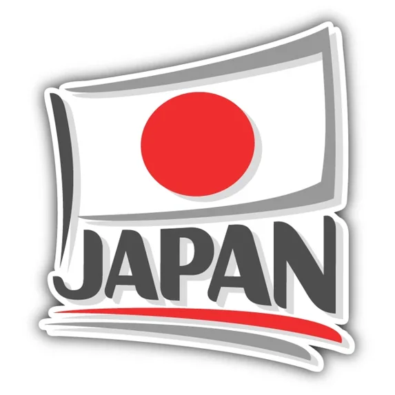DOPASTICKER Japan Flag Sticker Decal Phone Decal Water Bottle Stickers ...