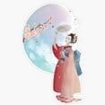 DOPASTICKER Japanese Artwork, Geishas, Sakura Falling, Moon Sticker ...