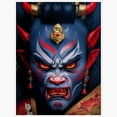 DOPASTICKER Japanese Demon Folk Art (Oni Folklore Art) Sticker ...
