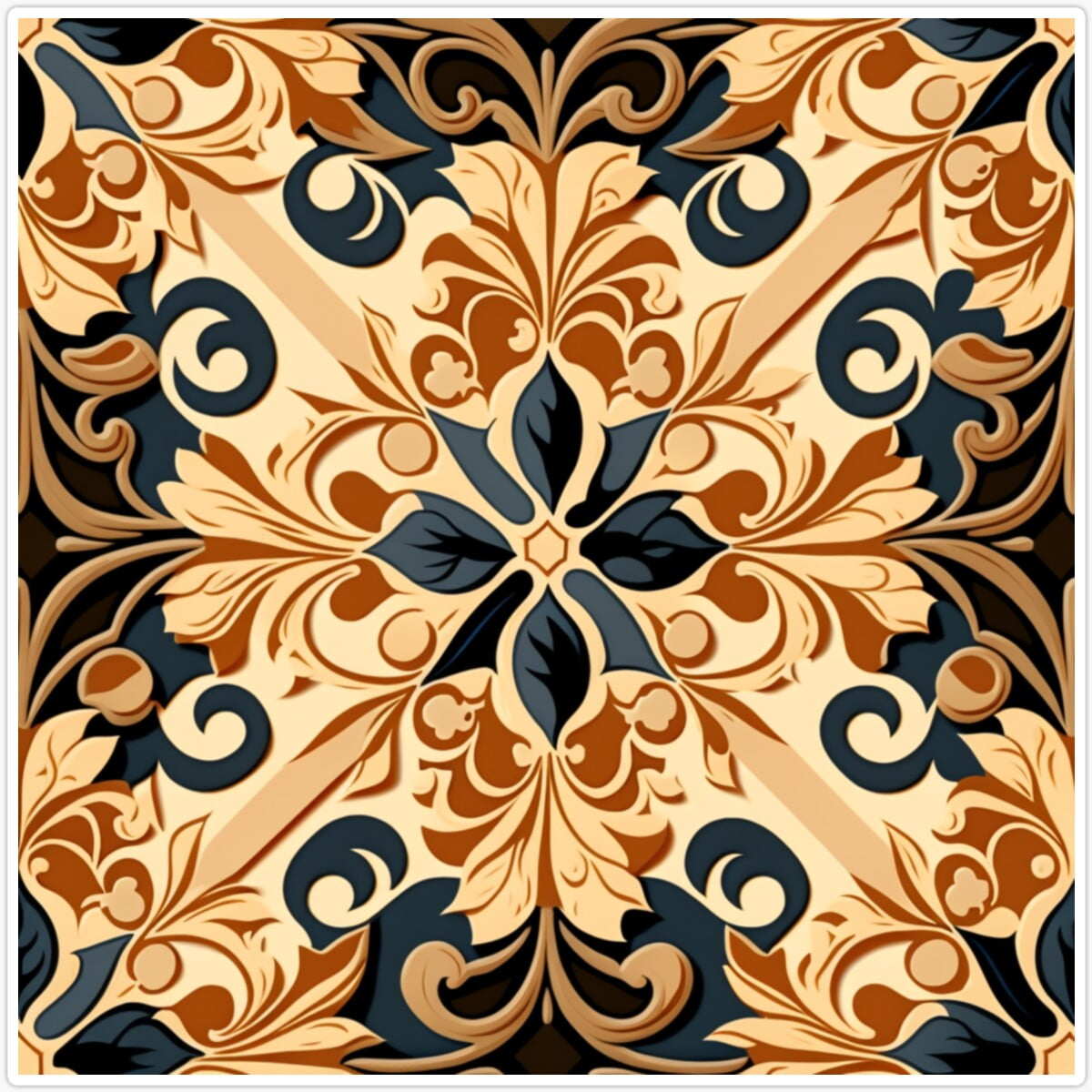 DOPASTICKER Japanese Emperor Pattern Design Sticker Decorative Laptop ...