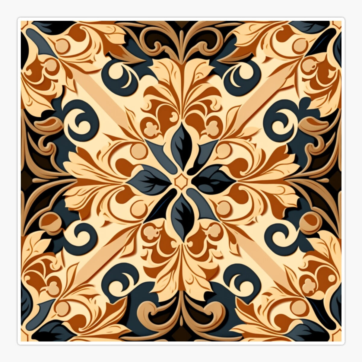 DOPASTICKER Japanese Emperor Pattern Sticker, Phone Sticker Car Sticker ...