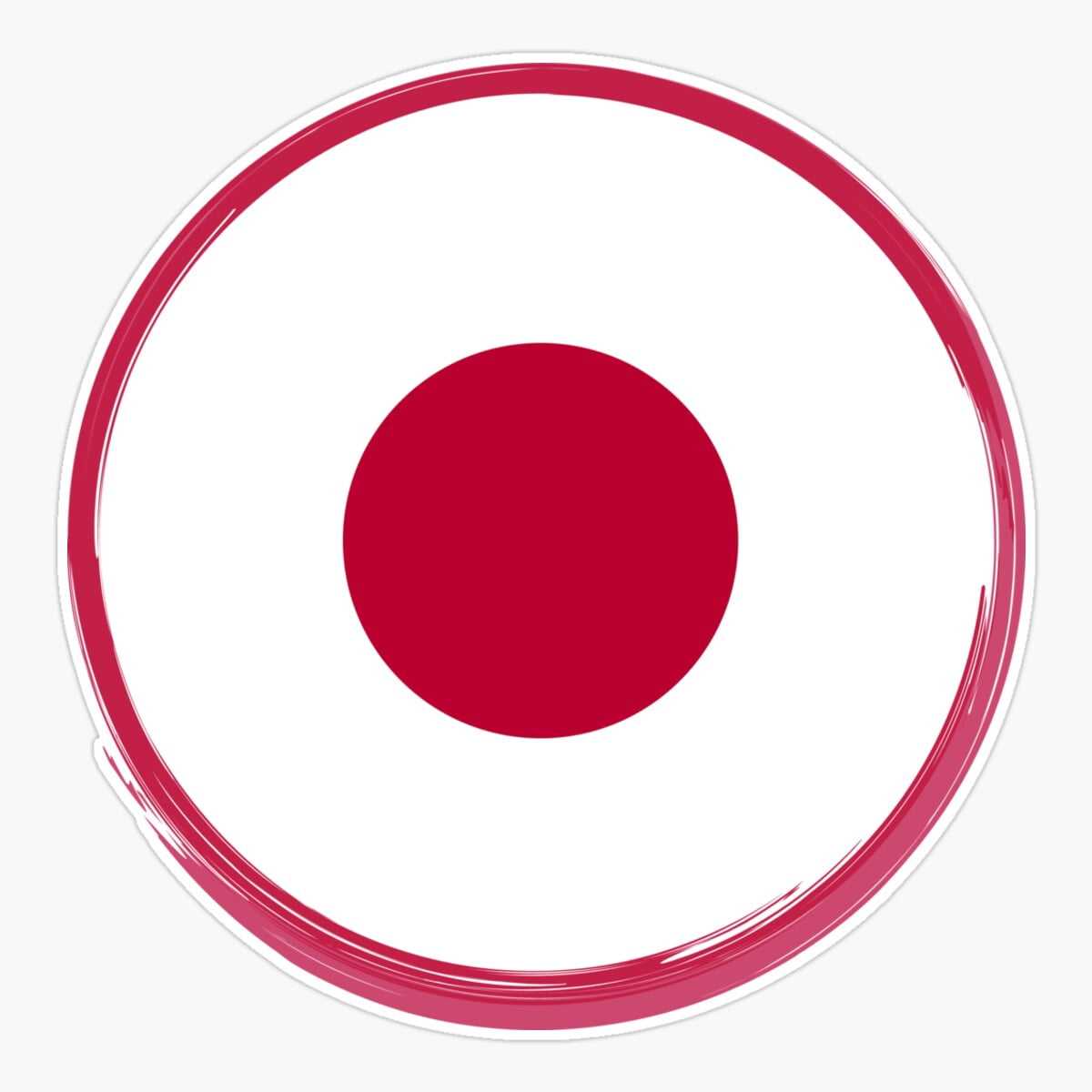 DOPASTICKER Japanese Flag Sticker, Phone Sticker Car Stickers, Birthday ...