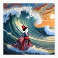 DOPASTICKER Japanese Geisha Sticker, Phone Sticker Water Bottle Sticker ...