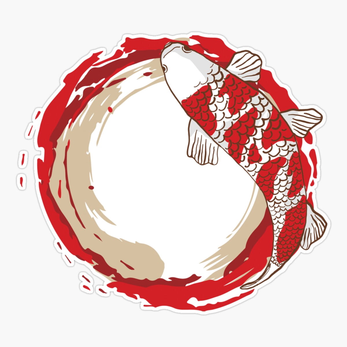 DOPASTICKER Japanese Koi Fishing Carp Sticker, Phone Sticker Car ...
