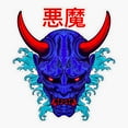 DOPASTICKER Japanese Mythology, Oni Sticker, Phone Sticker Car Stickers ...