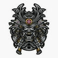 DOPASTICKER Japanese Oni Mask With Details, Oni Mask, Japanese Culture Sticker - Walmart.com
