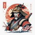 DOPASTICKER Japanese Samurai Sticker, Phone Sticker Water Bottle ...