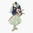 DOPASTICKER Japanese Samurai Warrior 1 Sticker, Phone Sticker Car ...