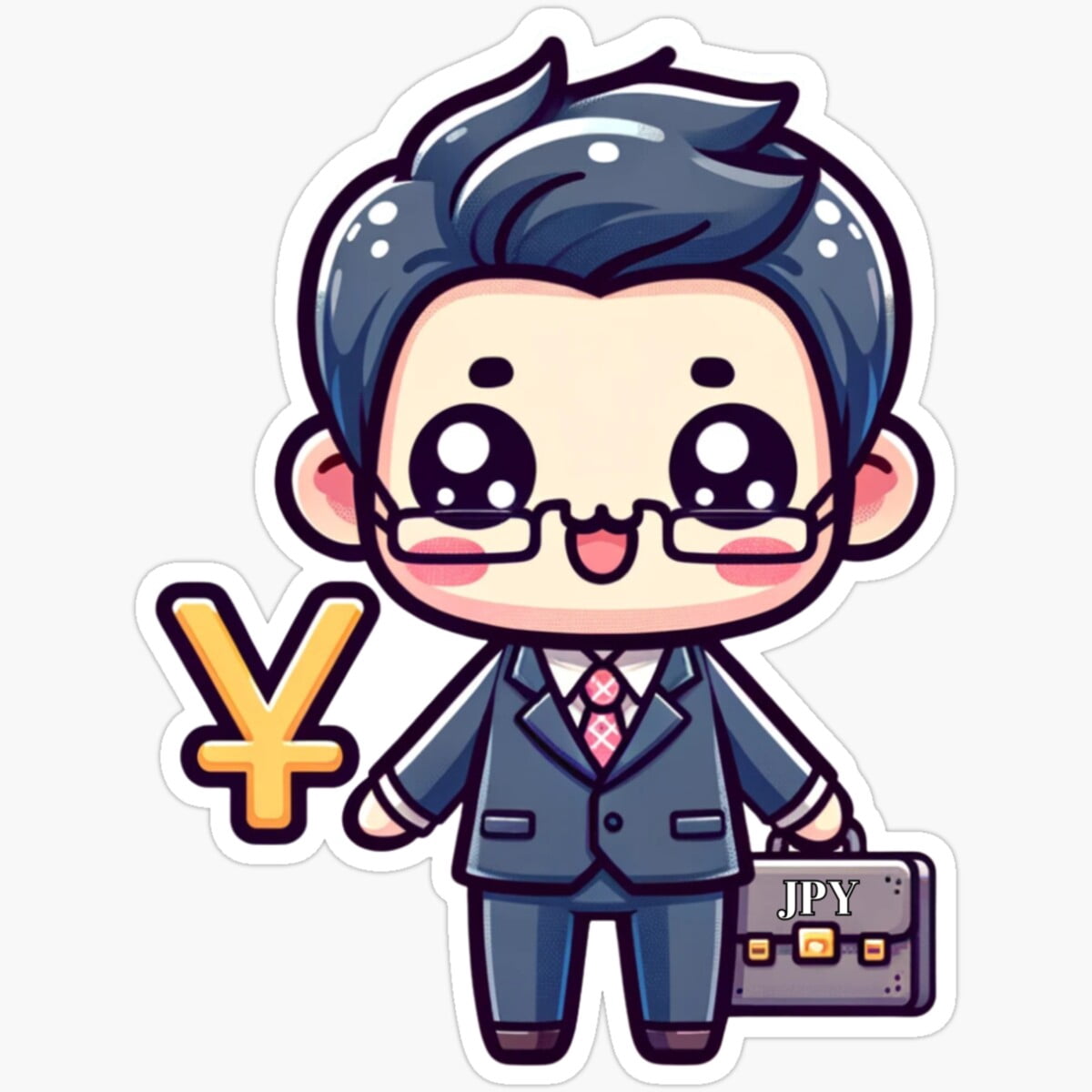 DOPASTICKER Japanese Yen Currency Sticker Decorative Laptop, Phone ...
