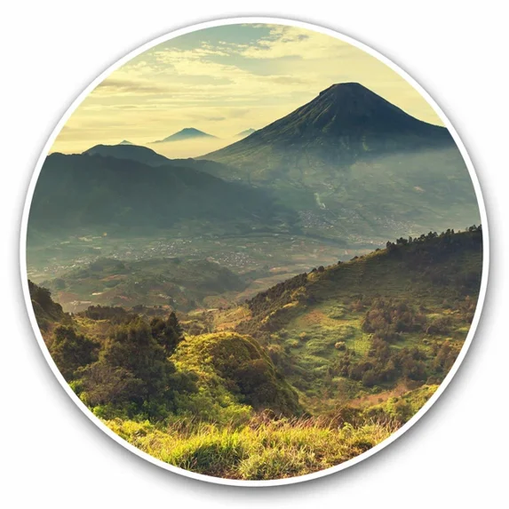 DOPASTICKER Java Landscapes Indonesia Cool Gift Decorative Laptop ...