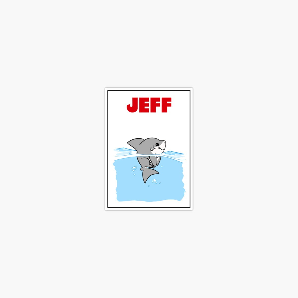 DOPASTICKER Jeff The Landshark Sticker, Phone Sticker Car Stickers ...