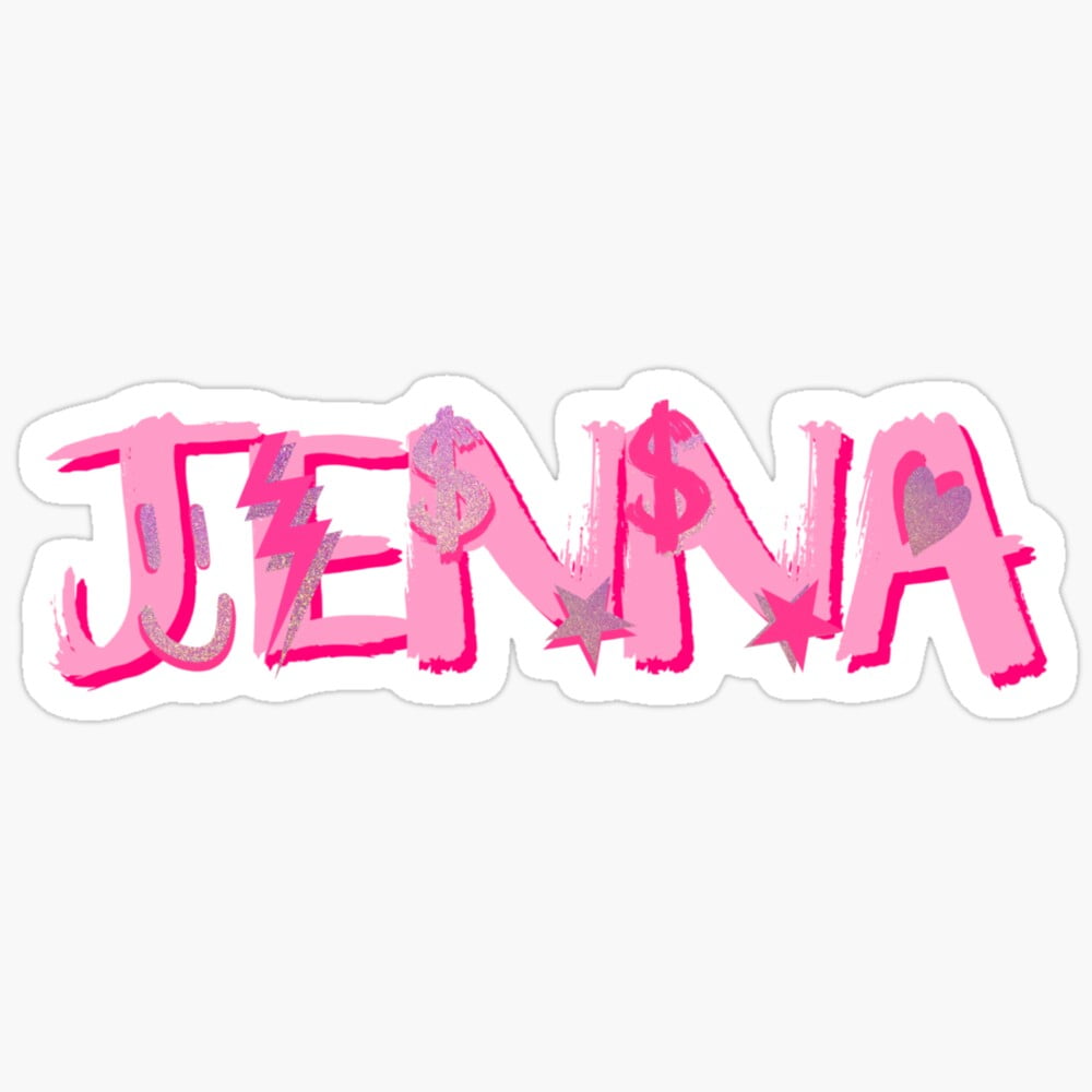 DOPASTICKER Jenna Name - Perfect Birthday Gift Everyone Phone Decal ...