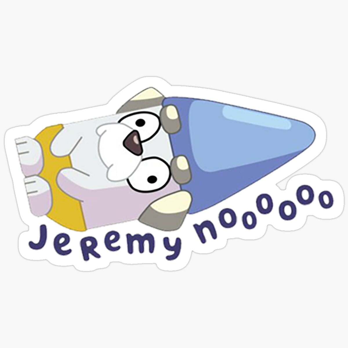 DOPASTICKER Jeremy Noooo Sticker Waterproof Sticker For Water Bottles ...