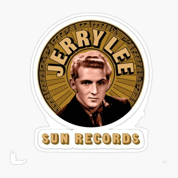 DOPASTICKER Jerry Lee Lewis Sticker, Phone Sticker Water Bottle Sticker ...