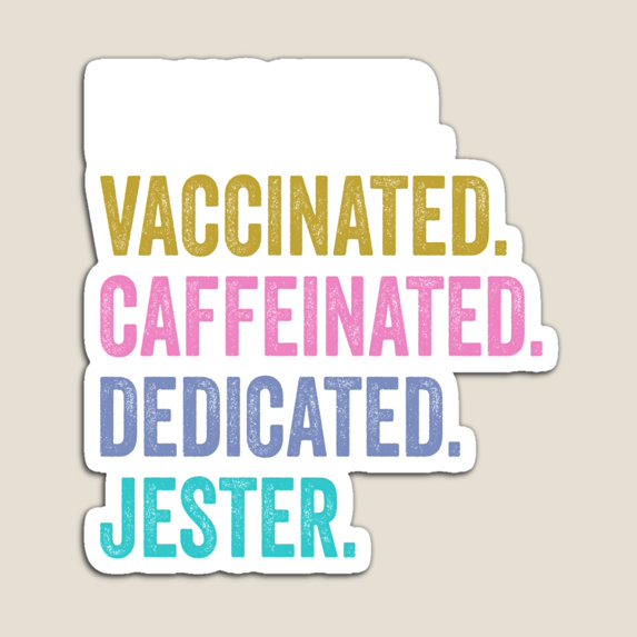 DOPASTICKER Jester Life, Jester Dad, Jester Mens Womens Sticker ...