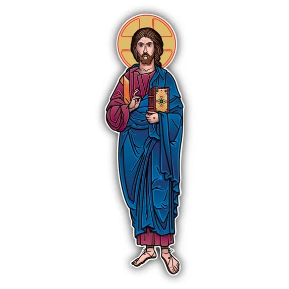 DOPASTICKER Jesus Christ Religion Car Sticker Phone Water Bottle ...