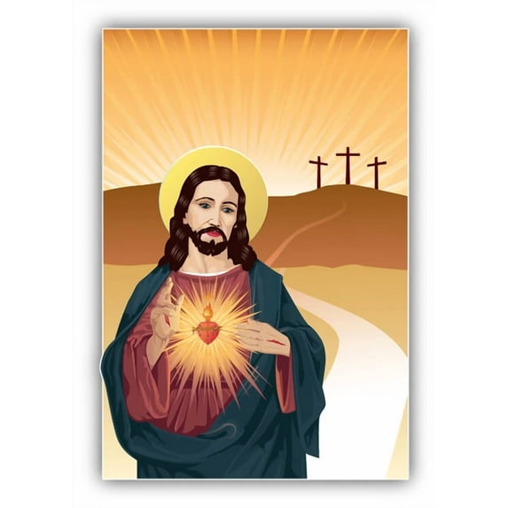 DOPASTICKER Jesus Christ Sunlight Car Sticker Phone Water Bottle ...