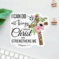 DOPASTICKER Jesus Sticker, All Things Through Christ Stickers, Stickers ...