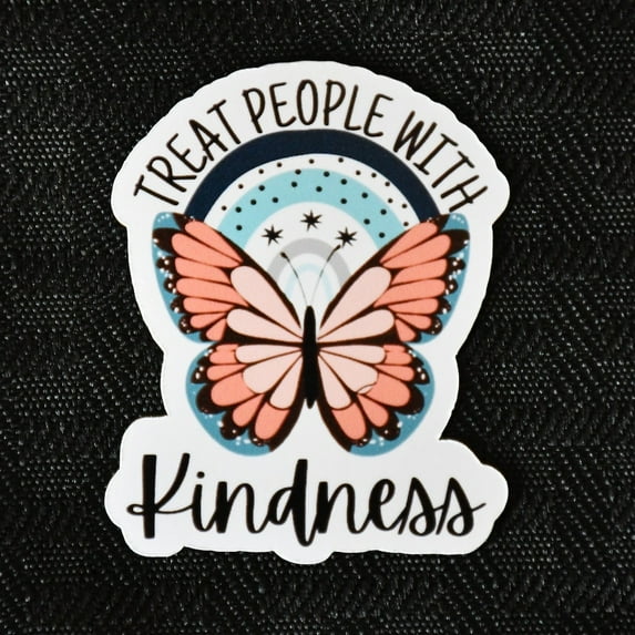 DOPASTICKER Jesus Sticker, Treat People With Kindness Water Bottle ...