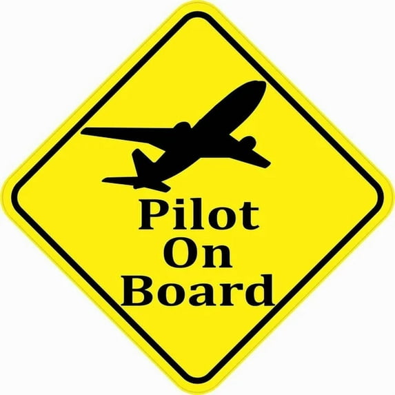 DOPASTICKER Jet Plane Pilot On Board Sticker Phone Sticker, Latop ...