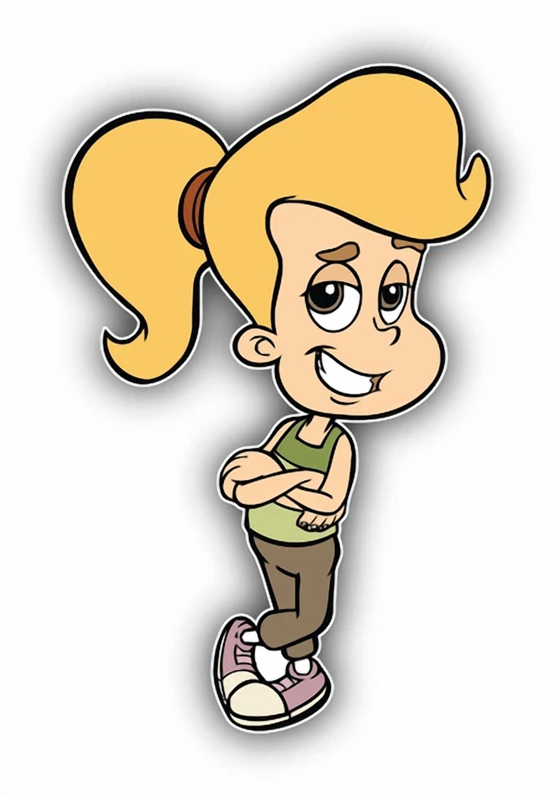 DOPASTICKER Jimmy Neutron Cartoon Cindy Vortex Smile Sticker, Phone ...