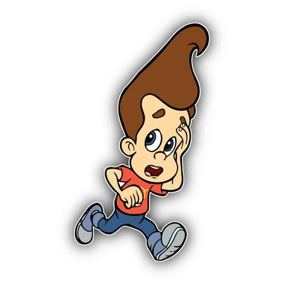 DOPASTICKER Jimmy Neutron Cartoon Sticker Decal Phone Decal Water ...