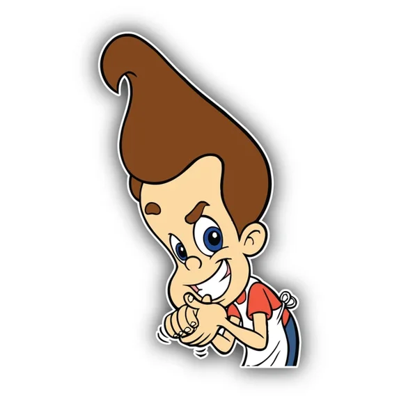 DOPASTICKER Jimmy Neutron Cartoon Sticker Decal Phone Decal Water ...