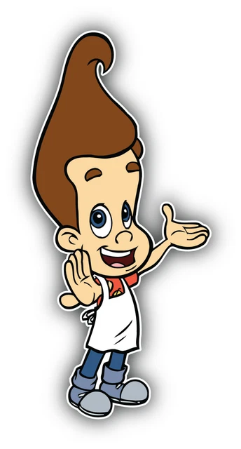 DOPASTICKER Jimmy Neutron Cartoon Sticker Decal Phone Decal Water ...