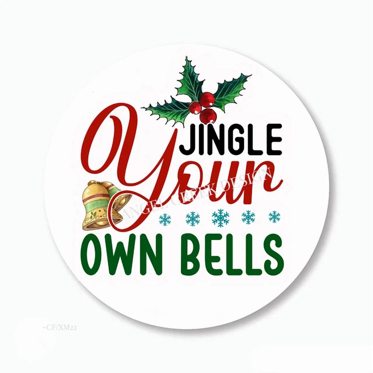 DOPASTICKER Jingle Your Own Bells Chri.Stm.As Scrapbook Stickers Phone ...