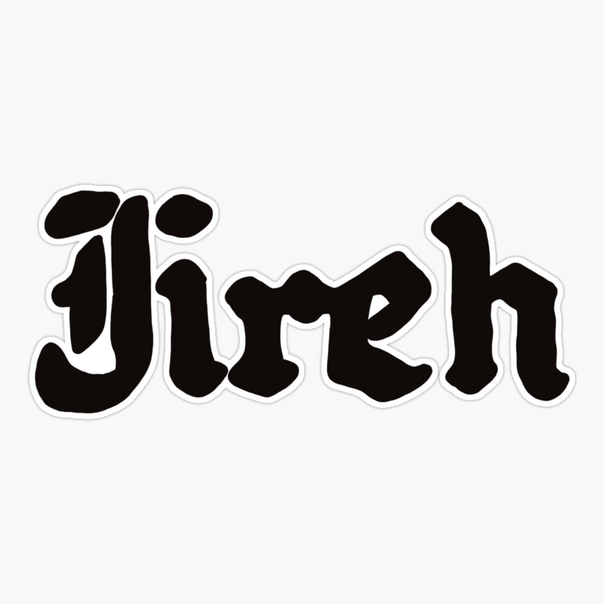 DOPASTICKER Jireh Sticker, Phone Sticker Water Bottle Sticker Car ...