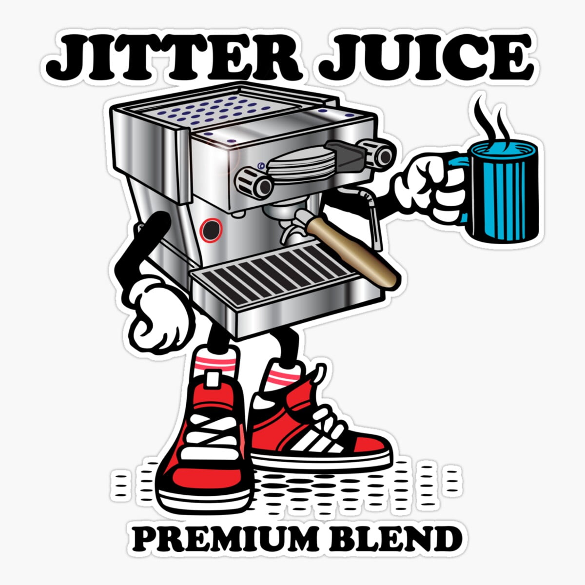 DOPASTICKER Jitter Juice Blend Sticker, Phone Sticker Water Bottle ...