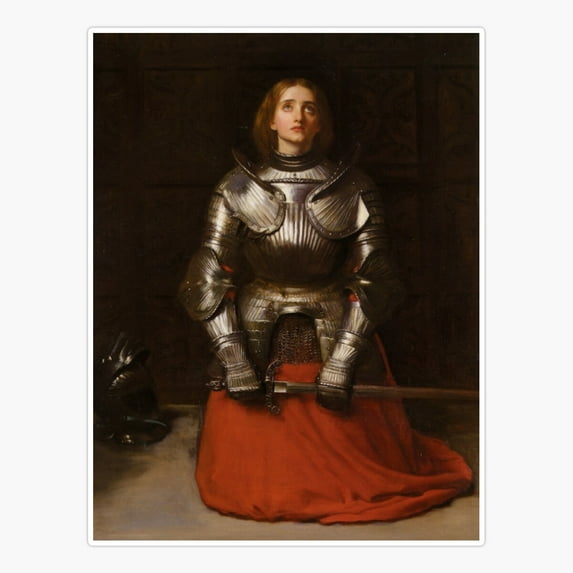 DOPASTICKER Joan Of Arc John Everett Millais Sticker, Phone Sticker Car ...