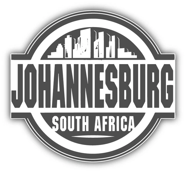 DOPASTICKER Johannesburg South Africa Skyline Label Sticker Decal Phone ...