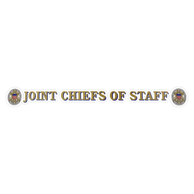DOPASTICKER Joint Chiefs Of Staff Clear Window Strip Sticker Soldier ...