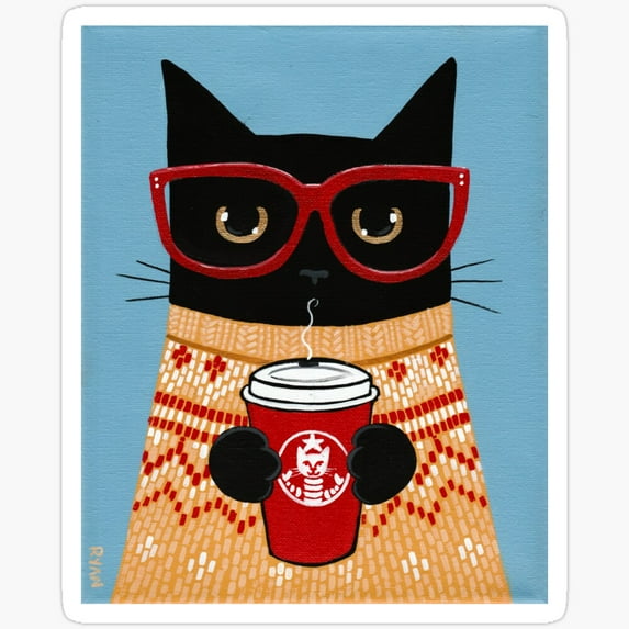 DOPASTICKER Jolly Man Cowboy Sticker - Waterproof Sticker, Decorate ...