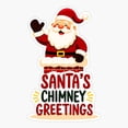 DOPASTICKER Jolly Man'S Chimney Greetings: Sticker, Phone Sticker Car ...