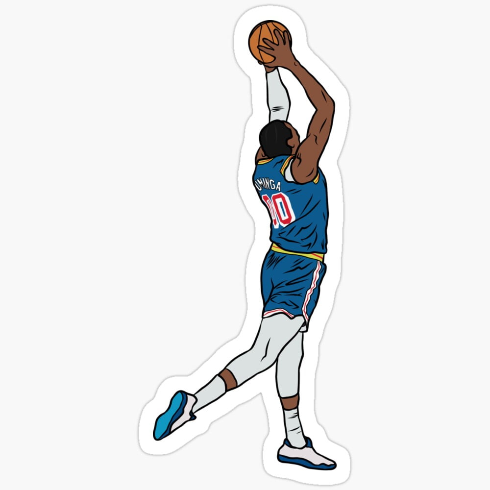 DOPASTICKER Jonathan Kuminga Dunk Sticker Phone Decal Water Bottle ...