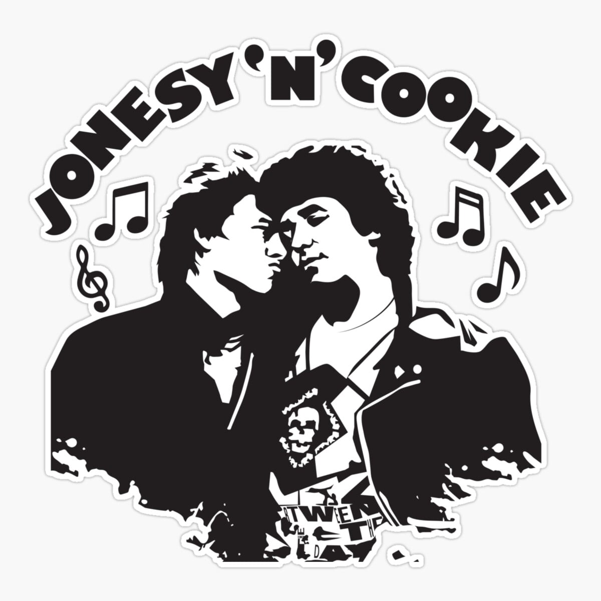 DOPASTICKER Jonesy & Cookie Sticker, Phone Sticker Car Stickers ...