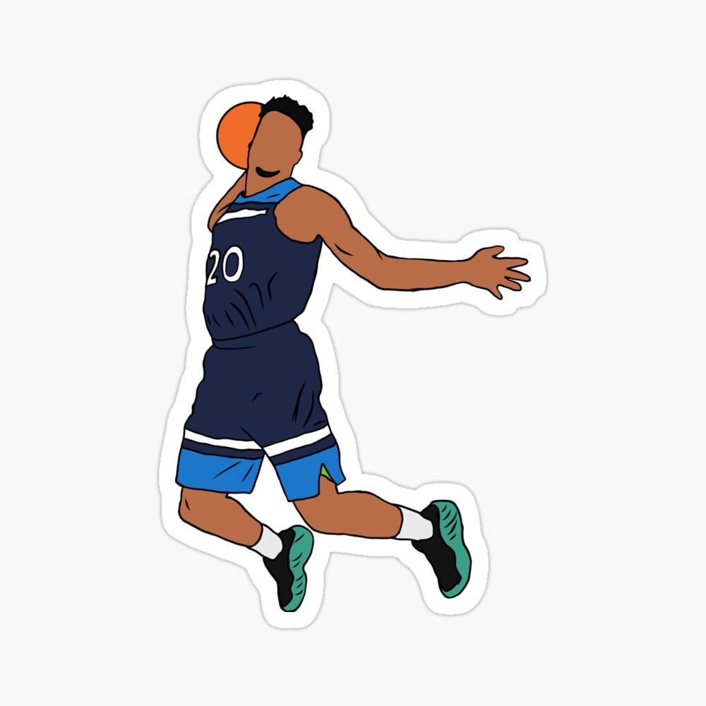DOPASTICKER Josh Okogie Dunk - Hot Trending Sticker Phone Decal Water ...