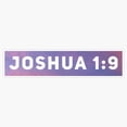 DOPASTICKER Joshua 1:9 Sticker, Phone Sticker Car Stickers, Birthday ...